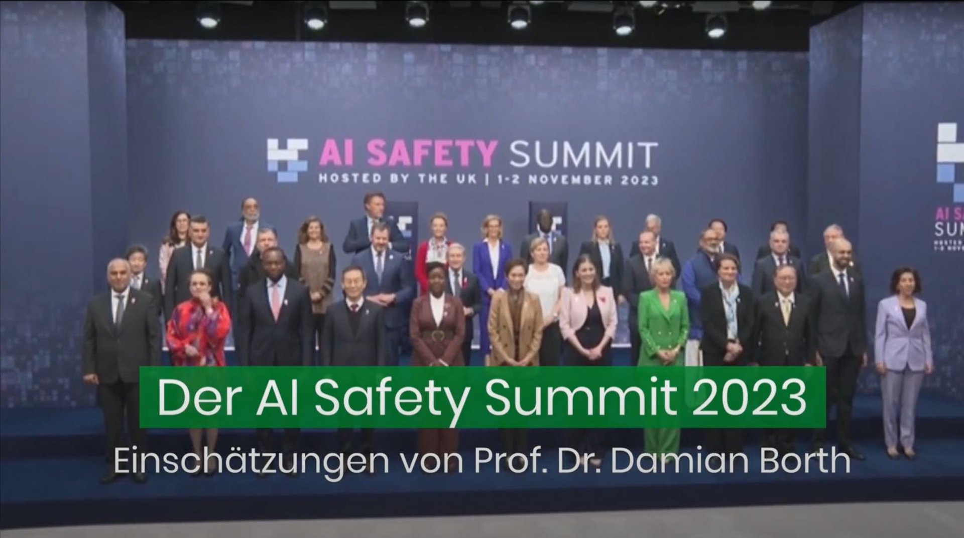 Video: AI Safety Summit 2023: Damian Borth on the regulation of AI