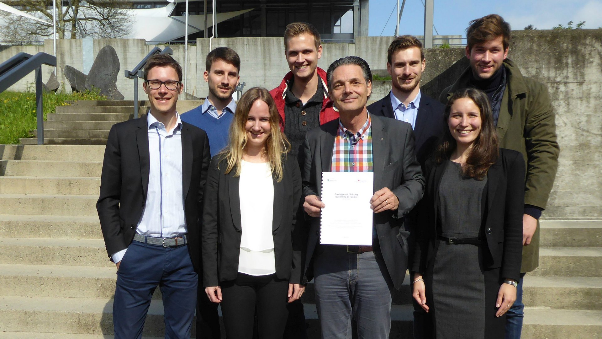 HSG-Studierende beraten die Stiftung Suchthilfe St.Gallen