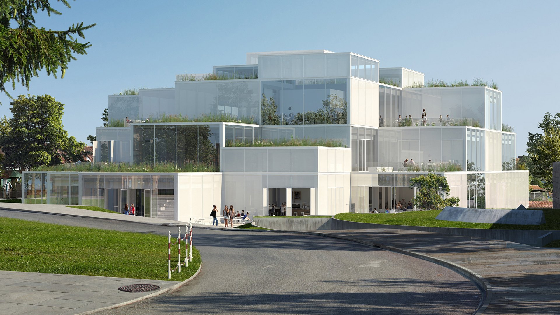 Japanese architecture for HSG Learning Center