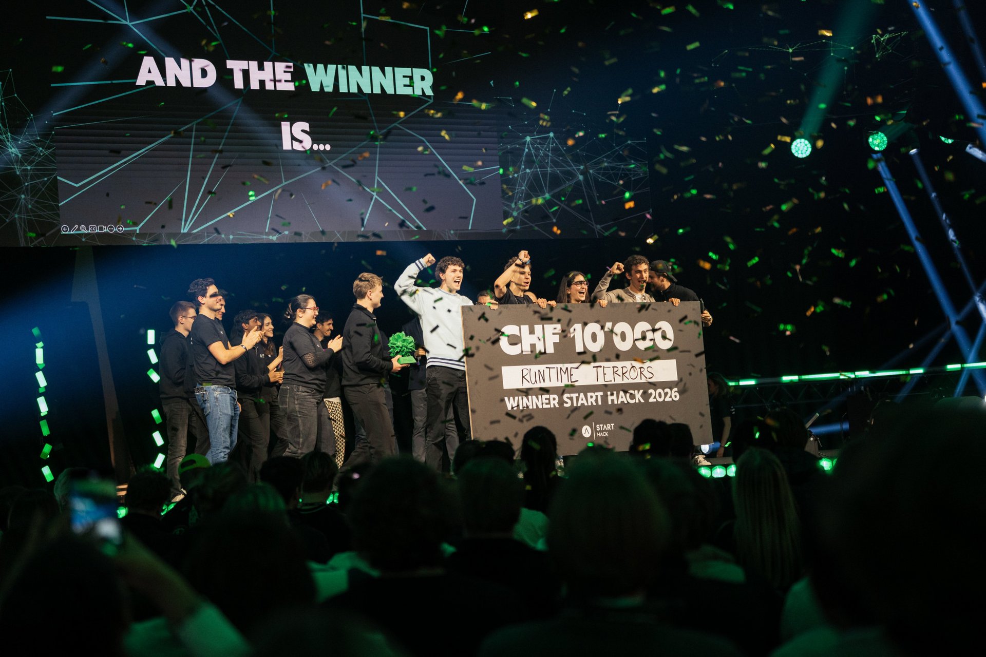 The team "Runtime Terrors" wins START Hack 2026